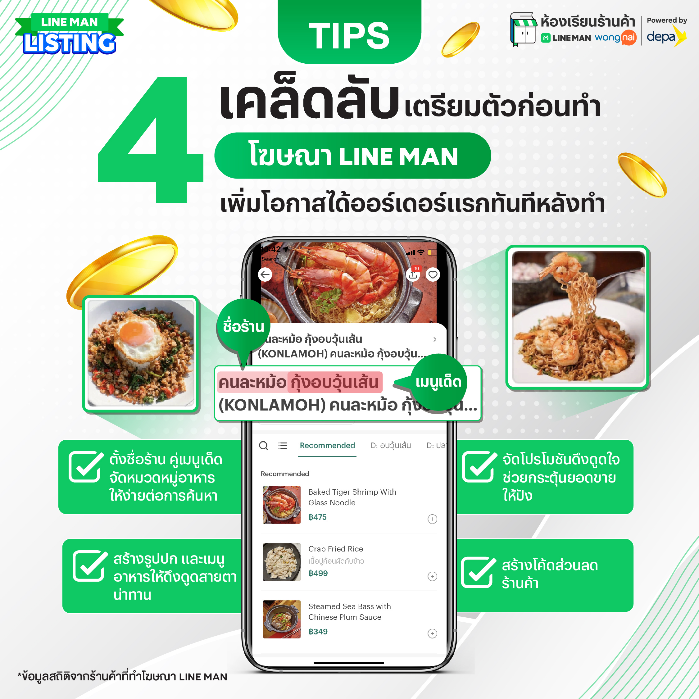 เริ่มต้นโฆษณา LINE MAN ทำอย่างไร | Wongnai for Business